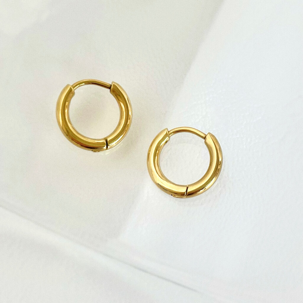 ミニフープピアス12mm - elreese(エルリース)｜ステンレスアクセサリー通販サイト